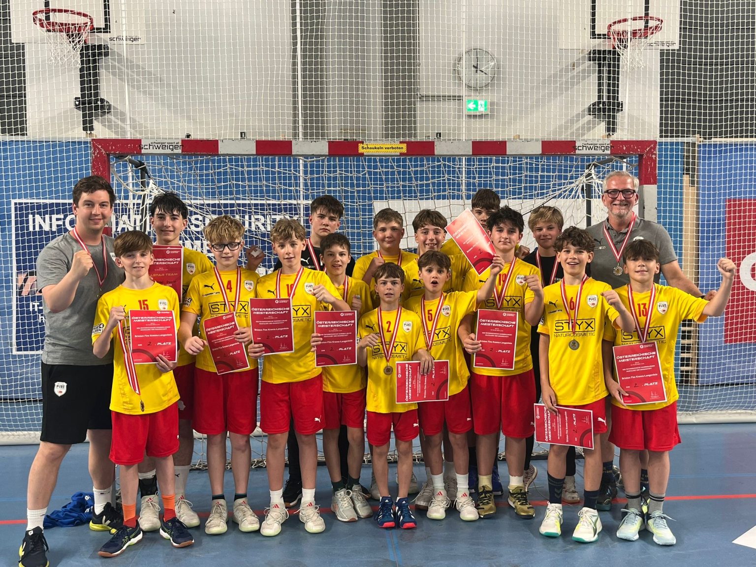 U12 ist Vizestaatsmeister, U15 Qualifiziert sich für den Elite Cup - Förthof UHK Krems