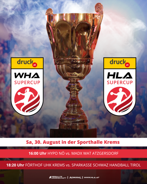 druck.at WHA und HLA SUPERCUP in Krems - Förthof UHK Krems
